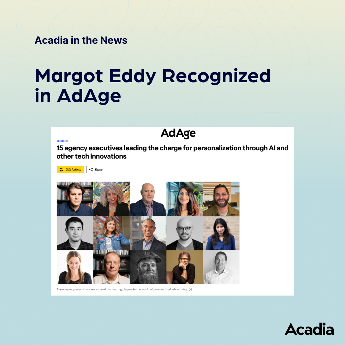 Margot Eddy Recognized in AdAge as a Top Leader Driving Personalization ...